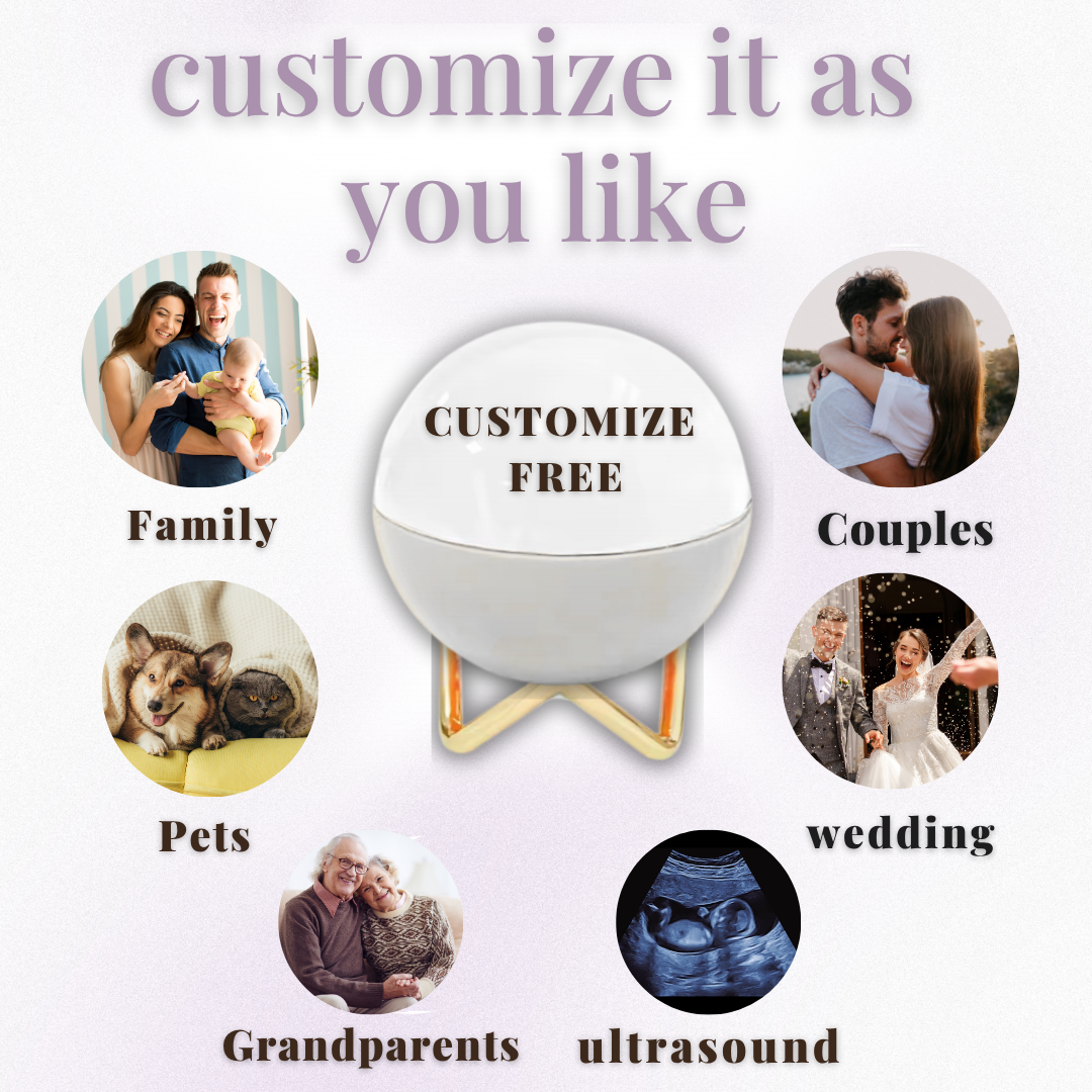 MemorySphere™ 3D Video Crystal Ball (Easy to upload your video!) – VERRANOO