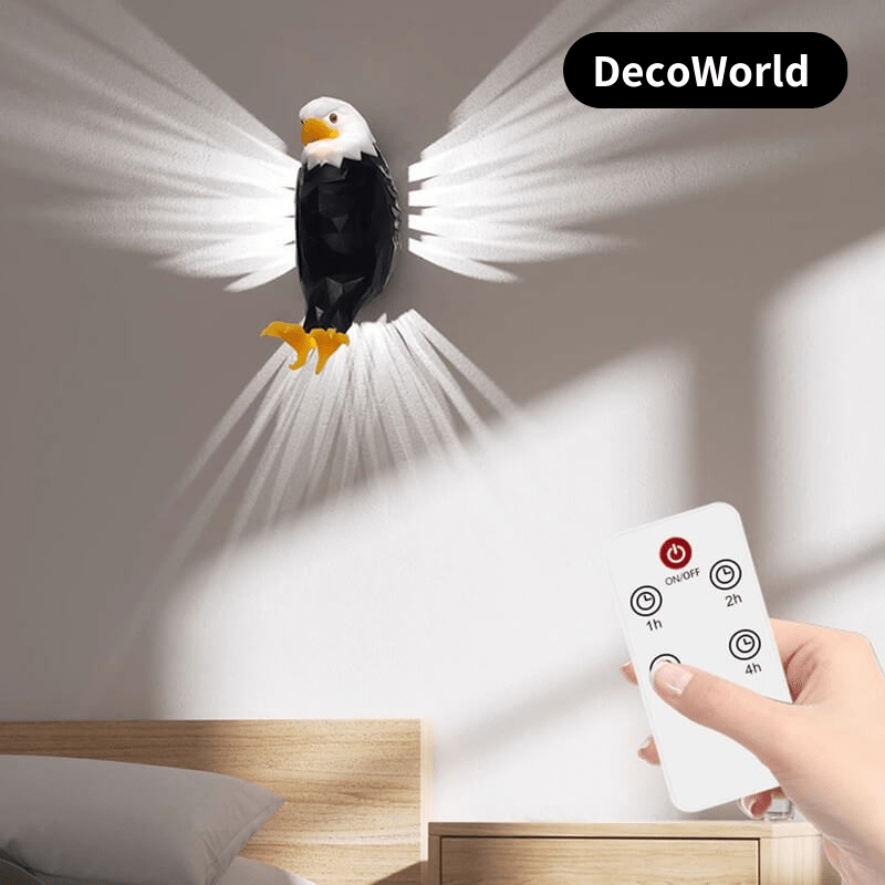 DecoWorld Bald Eagle Wall Light – VERRANOO