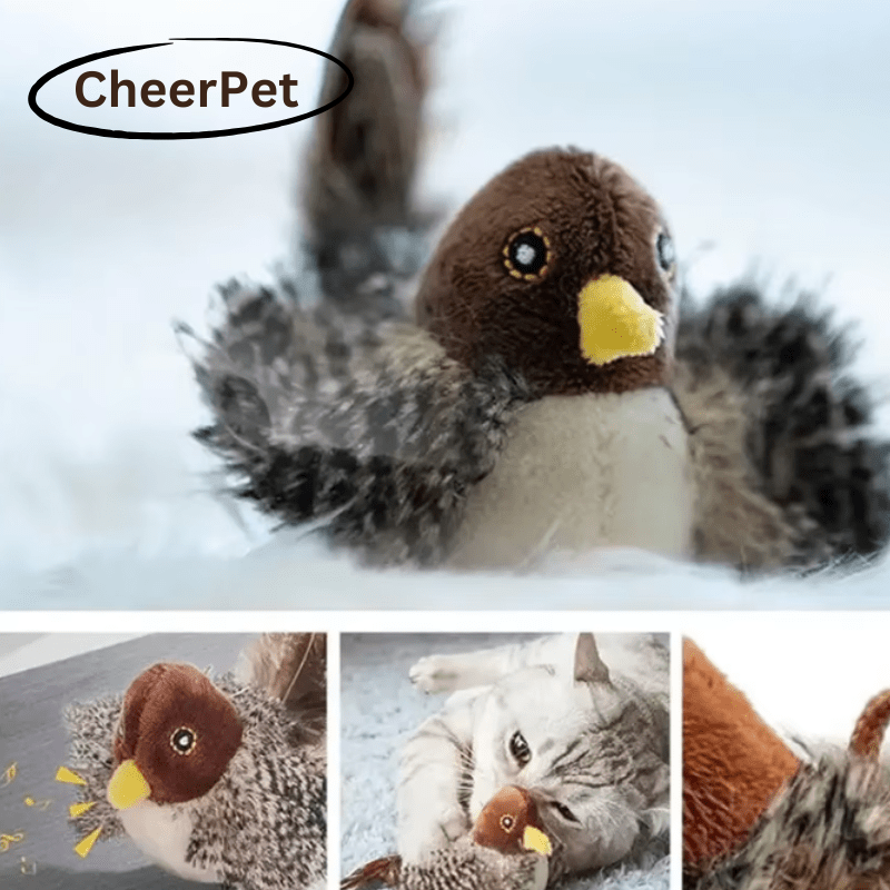 CheerPet™ Cat Bird Toy with Wings – VERRANOO