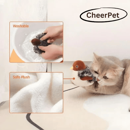 CheerPet™ Cat Bird Toy with Wings – VERRANOO