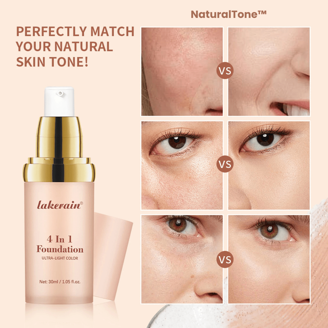 (1+1 FREE) NaturalTone™ 4-in-1 Color Changing Foundation – VERRANOO