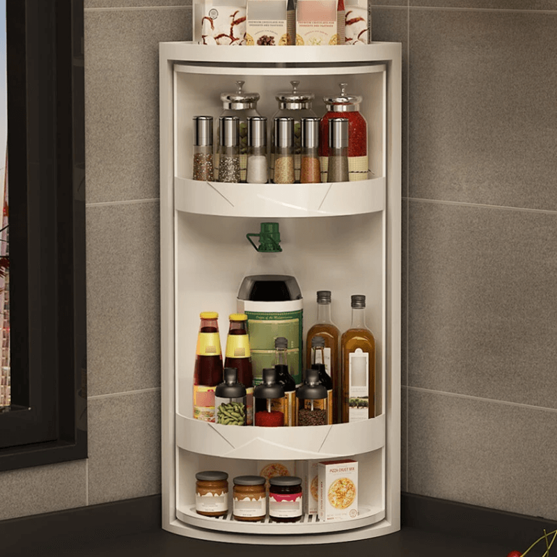 CornerMax™ Turntable Corner Wall Storage Organizer – VERRANOO