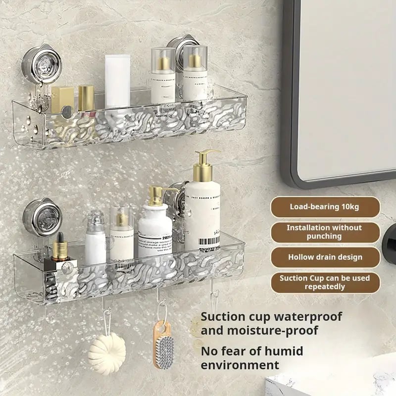 CrystalNeat™ Wall-Mounted Bathroom Storage Rack – VERRANOO