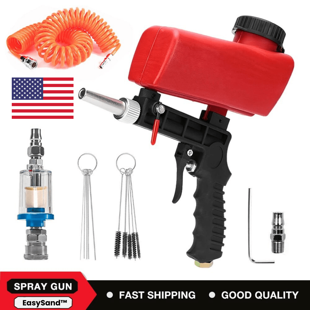 EasySand™ 90PSI Handheld Gravity Sandblasting Gun – VERRANOO