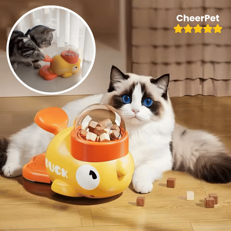 CheerPet™ Duck Treat Dispenser for Cats – VERRANOO
