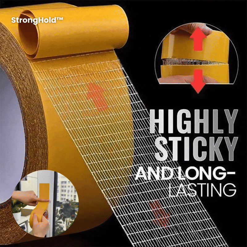 StrongHold™ Ultra-Sticky Double Sided Tape – VERRANOO