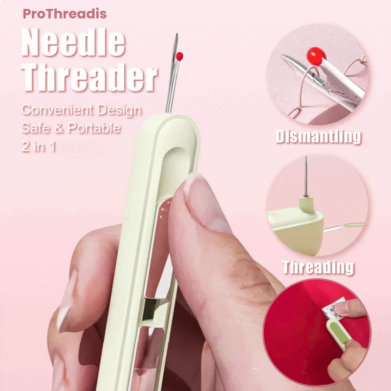 (1+1 FREE) ProThreadis™ 2-in-1 Needle Threader & Remover Tool – VERRANOO