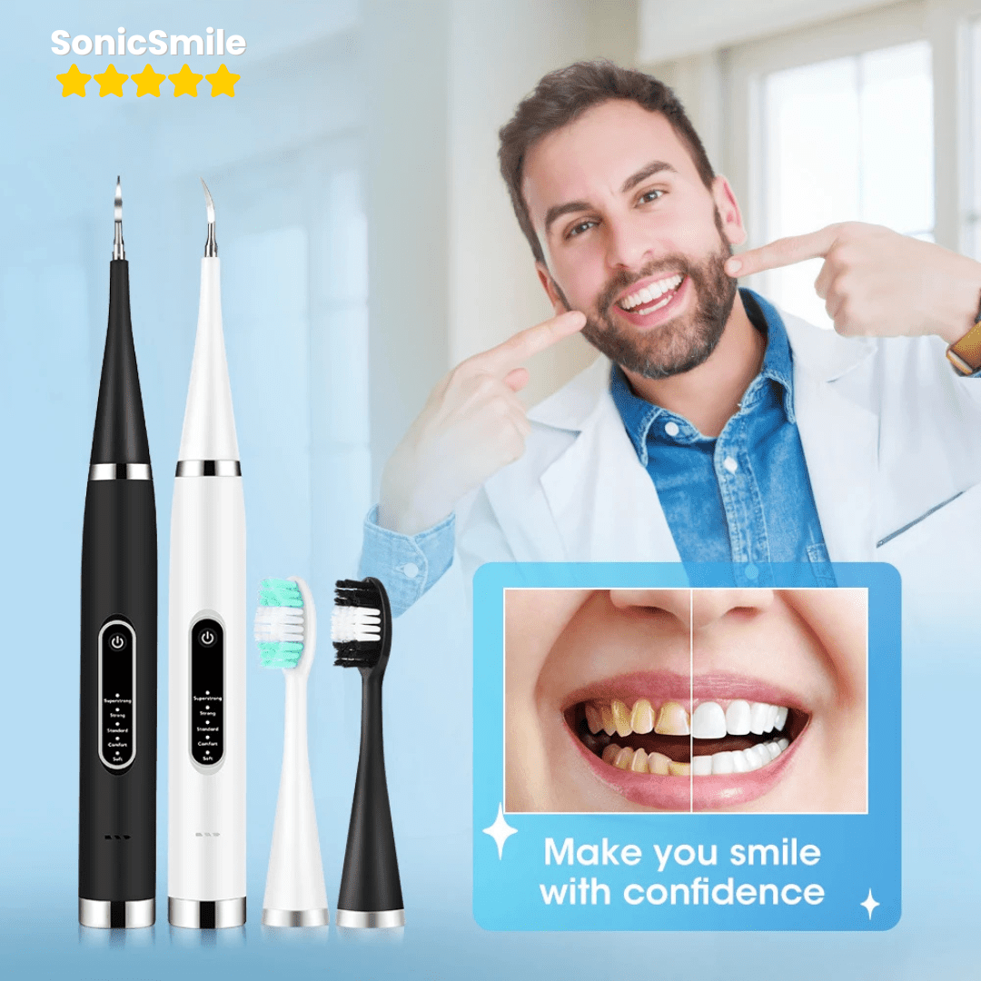 SonicSmile™ 2-in-1 Teeth Whitening & Dental Calculus Cleaner – VERRANOO